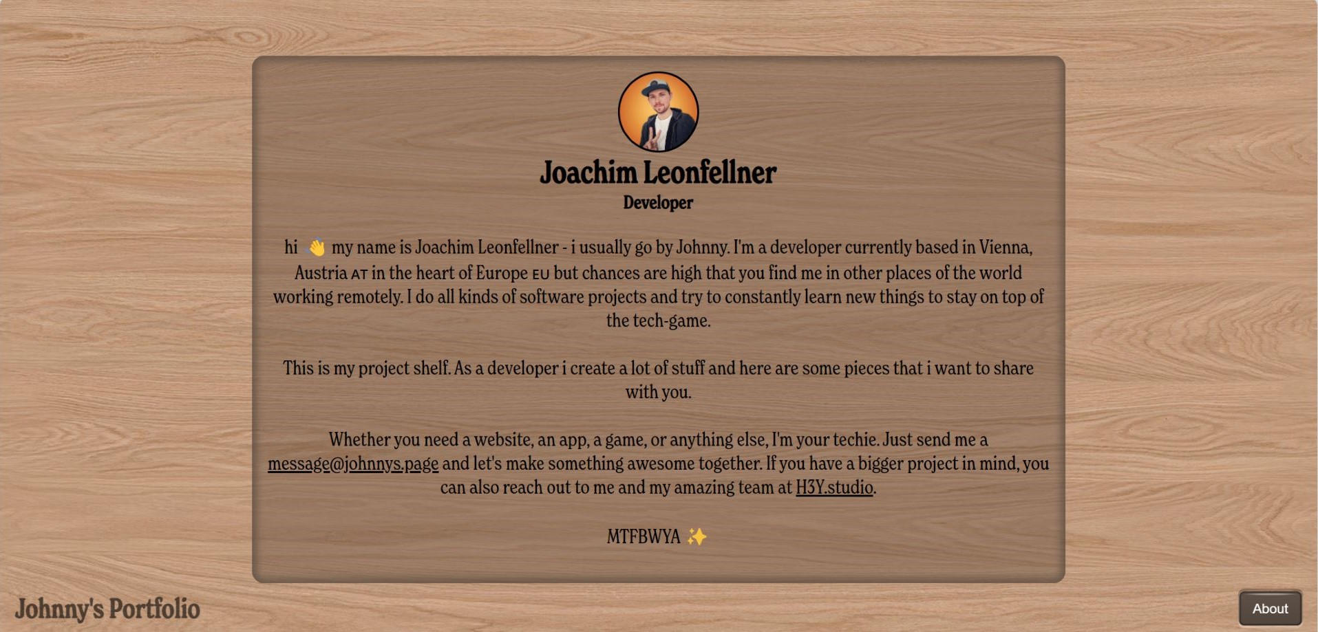 Portfolio - Joachim Leonfellner